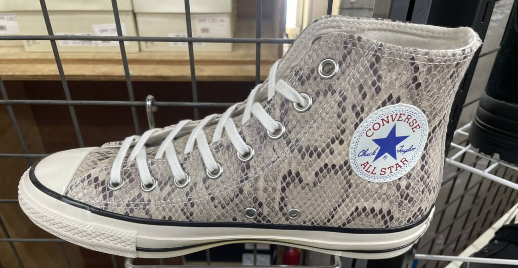 【100周年モデル】コンバース×パイソンレザーのラグジュアリーな一足を紹介！コーデ例、入手方法、他ワコマリアコラボも！ - スケオのアメカジ紹介ブログ